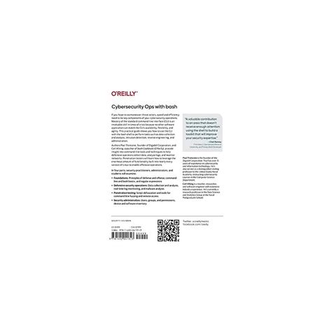 Buy Cybersecurity Ops With Bash Attack Defend And Analyze From The Command Line 1st Edition