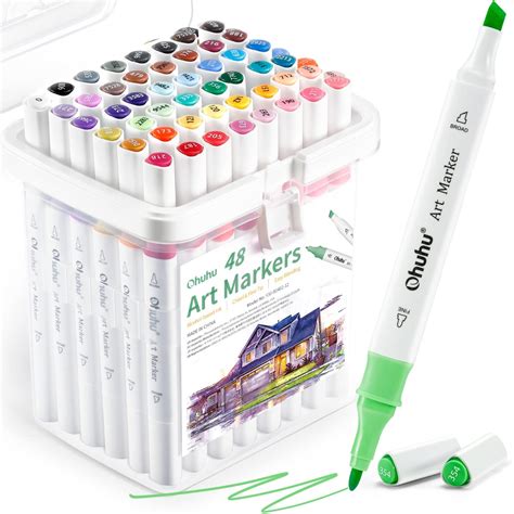 Buy Ohuhu Markers 48 Color Art Marker Set For Architectural Design
