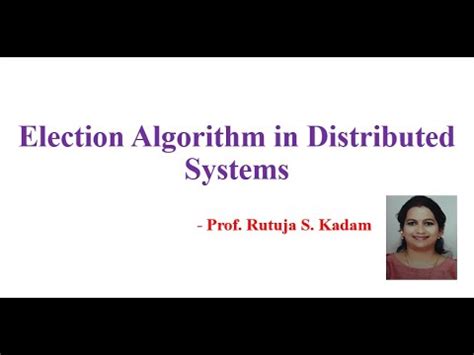 Ring Algorithm Election Algorithm Part YouTube