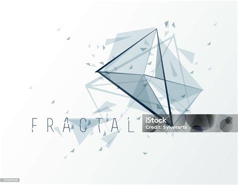 다각형 요소 벡터 추상적 배경 낮은 폴리 3d 개체 원근 프랙탈 디자인 요소 메쉬 격자 그물 기술 테마의 연결된 라인 0명에 대한 스톡 벡터 아트 및 기타 이미지 Istock