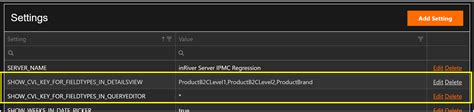 Using Server Settings To Show Cvl Keys In Inriver Enrich Inriver
