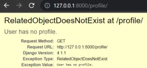 Django User Profile
