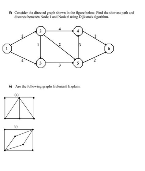Solved 1 Consider The Directed Graph Shown In The Figure