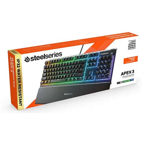 Keyboard Steelseries APEX 3 Toko Komputer Surabaya Rakit PC Gaming