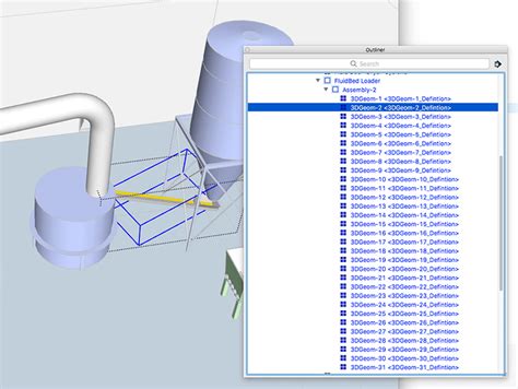 explode and re group component objects imported from a 3d step stp