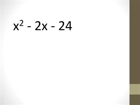 Factoring Quadratics Ex 3 Pptx