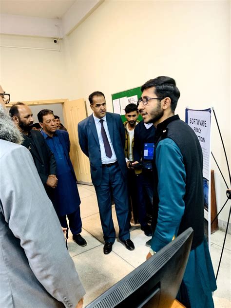 Our Python Project Exhibition At Must With My Partner Abdul Ahad ☺☺ Syed Zafran Haider