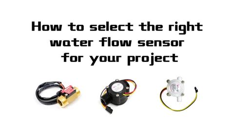 How To Select The Best Water Flow Sensor For Your Arduino Project