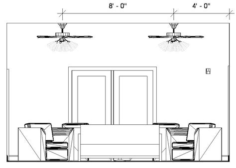 Ceiling Fan Side Elevation Cad Block Americanwarmoms Org