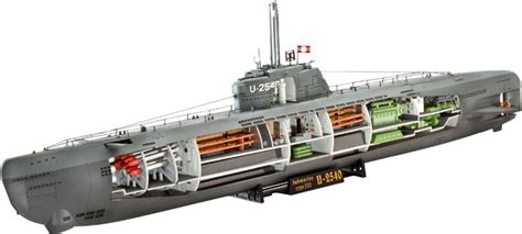 Revell U Boat Type Xxi U 2540 And Interior 3djake Ireland