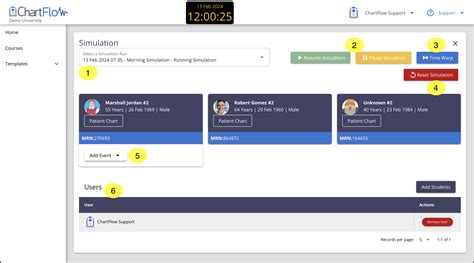 Simulation Control Panel