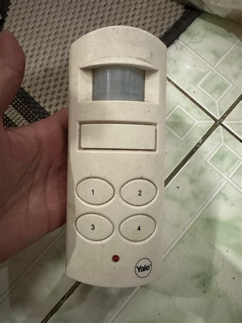 Yale Password Motion Sensor Alarm On Carousell