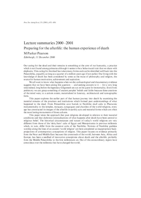 Pdf Lecture Summaries 2000 2001