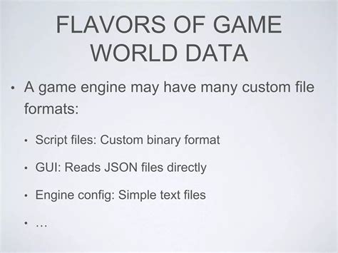 game object models game engine architecture ppt