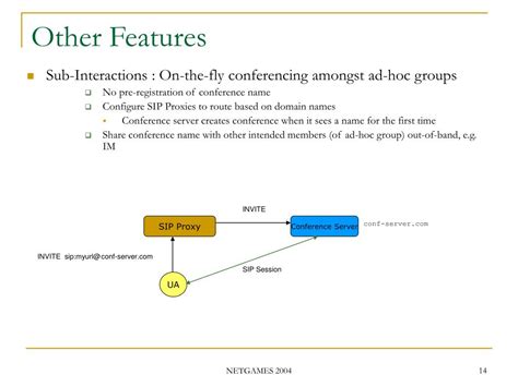 ppt using sip to build context aware voip support for multiplayer
