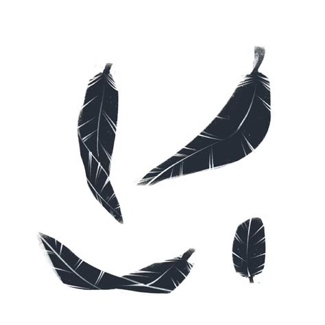 Feathers Tutorial How I Draw Feathers On My Go Fanarts Rgoodomensafterdark