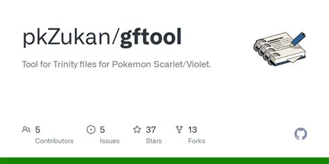 Github Pkzukangftool Tool For Trinity Files For Pokemon Scarletviolet
