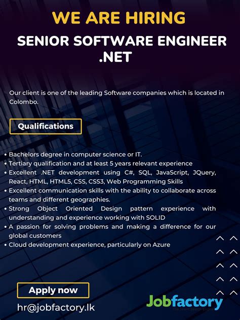 Hiring Dotnetdeveloper Seniordeveloper Dotnetframework Angular