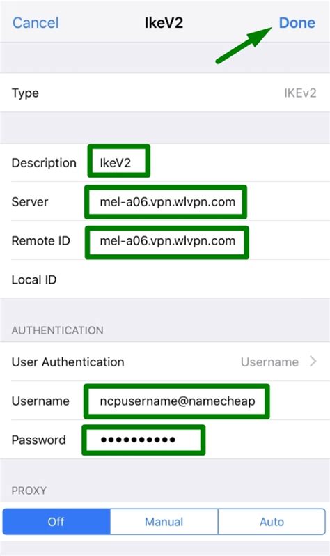 How To Set Up IKEv VPN Connection On IOS FastVPN Namecheap Com