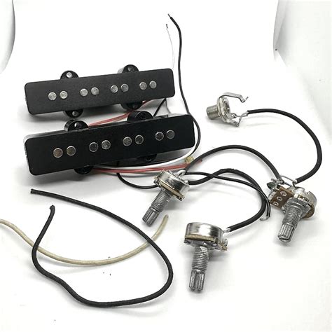 Jazz Bass Pick Ups And Wiring Set For 4 String Basses Reverb Uk