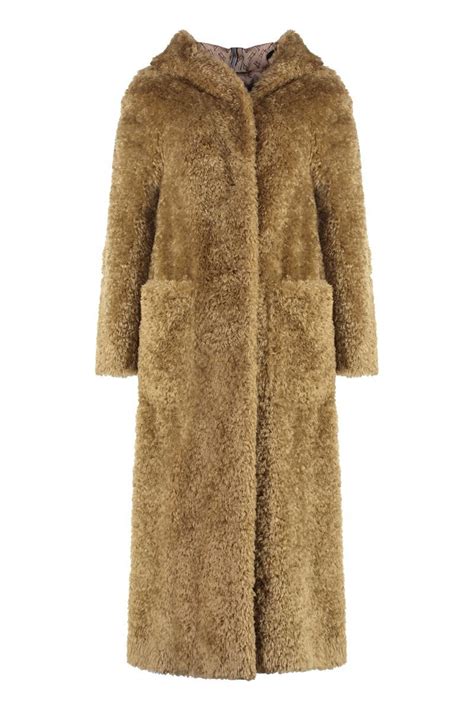 Buy Herno Vegan Fur Coat Beige At 33 Off Editorialist