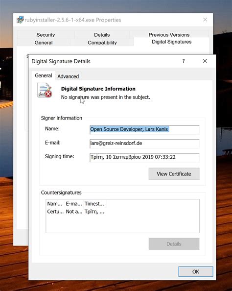 new releases signing issues · issue 159 · oneclick rubyinstaller2 · github