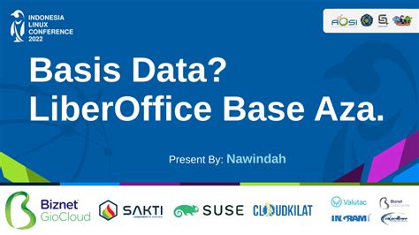 Basis Data Ya Libreoffice Base Aza Oleh Lumbung Gimpscape Id