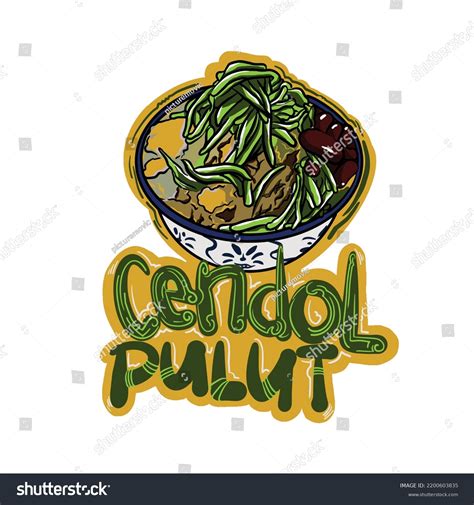 Log Cendol Ice Drink Vector Art Stock Vector Royalty Free Shutterstock