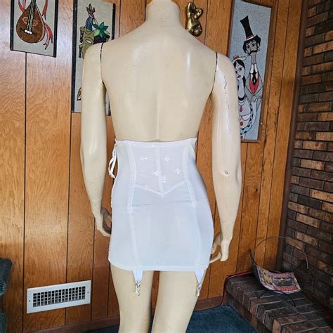Vintage 50s Formfit High Waist Open Bottom Everyday 4 Garter Dress