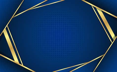 Blue Abstract Gradient Vector Background With Gold Lining 6208305 Vector Art At Vecteezy