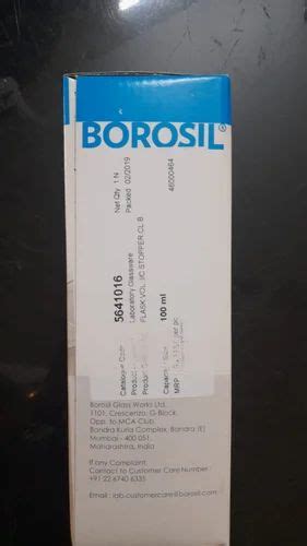 Glass Conical Volumetric Flask 100ml Borosil For Lab Use At Rs 340 In Coimbatore