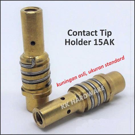 Jual Contact Tip Holder Tip Body Mb 15ak Type Binzel Euro Kontak Tip Body Gas Diffuser Stang Mig