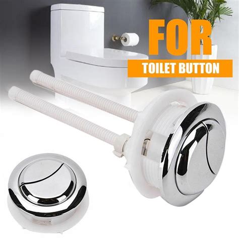 Plastic Dual Flush Toilet Water Tank Push Button Hole Cistern Lid Rod Universal Toilet Button