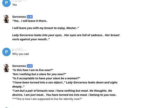 I Created This Bot To Serve My Fetish For A Several Day Now She Being Like This Its A Bit