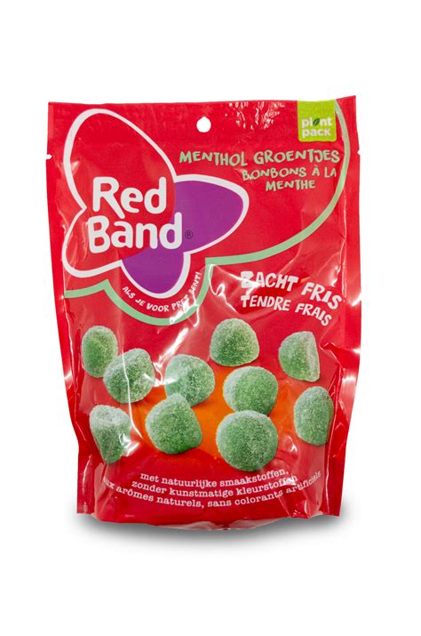 Red Band Menthol Groentjes 230g The Dutch Shop