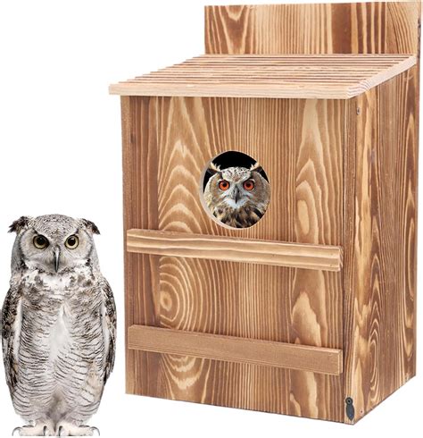 Owl House Wooden Owl Nesting Boxes Outside Garden Nesting Boxes