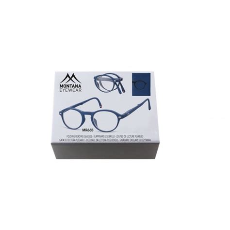 Montana Eyewear Folding Reading Glasses Clever Blue Box66b Reading
