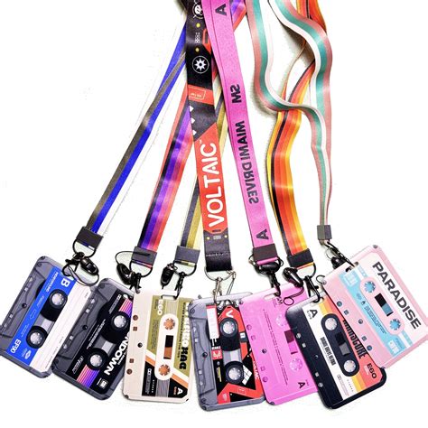 귀여운 여성용 깃털 소녀 Id 배지 거치대 세트 보라색 카드 홀더와 목 스트랩 문짝 크리덴셜 케이스 선물 핸드폰닷컴