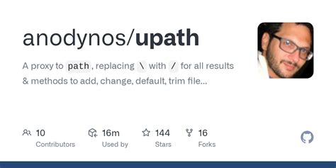 github anodynos upath a proxy to `path` replacing ` ` with ` ` for