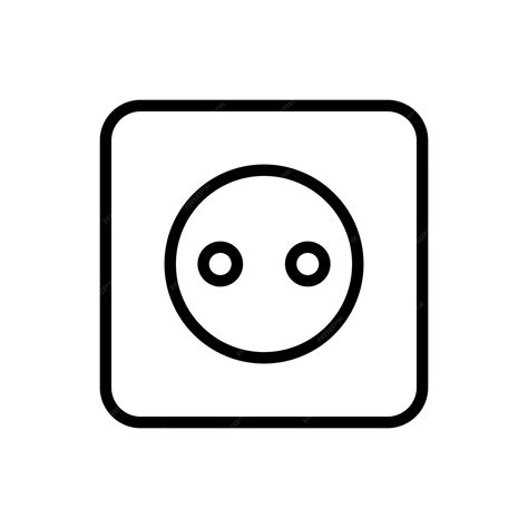 Premium Vector Socket Icon Vector Template Illustration Logo Design