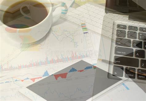 Chart And Computer Stock Image Image Of Desk Tablet