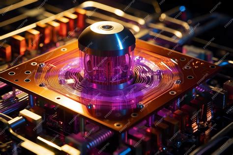Premium Ai Image Quantum Computer Quantum Processor Scientific