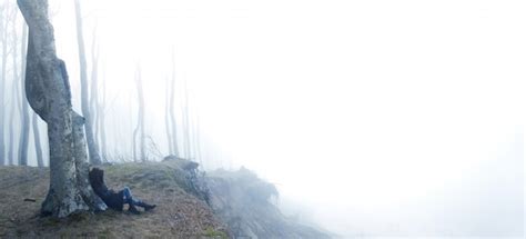 Free Photo Girl Leaning In A Tree