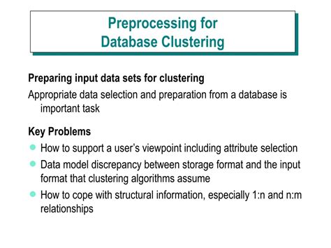 Ppt Database Clustering And Summary Generation Powerpoint Presentation Id9353793