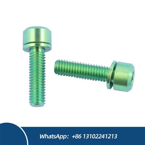Titanium Round Head Bolt With Washer