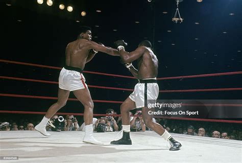Cassius Clay Throws A Punch At Sonny Liston In A World Heavyweight