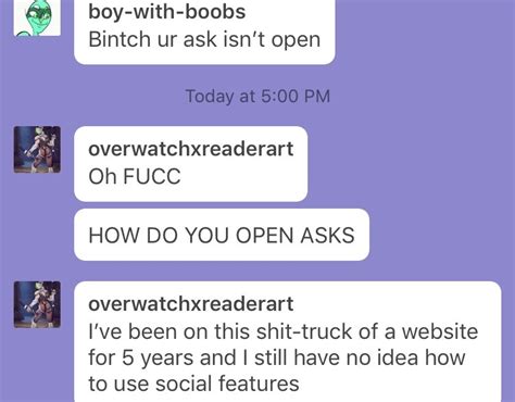 Asks Open On Tumblr