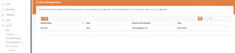 Microsoft Online Contacts Atria Docs