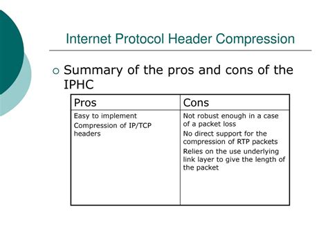 Ip Header Compression In Umts Network Ppt Download