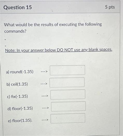 solved what would be the results of executing the following